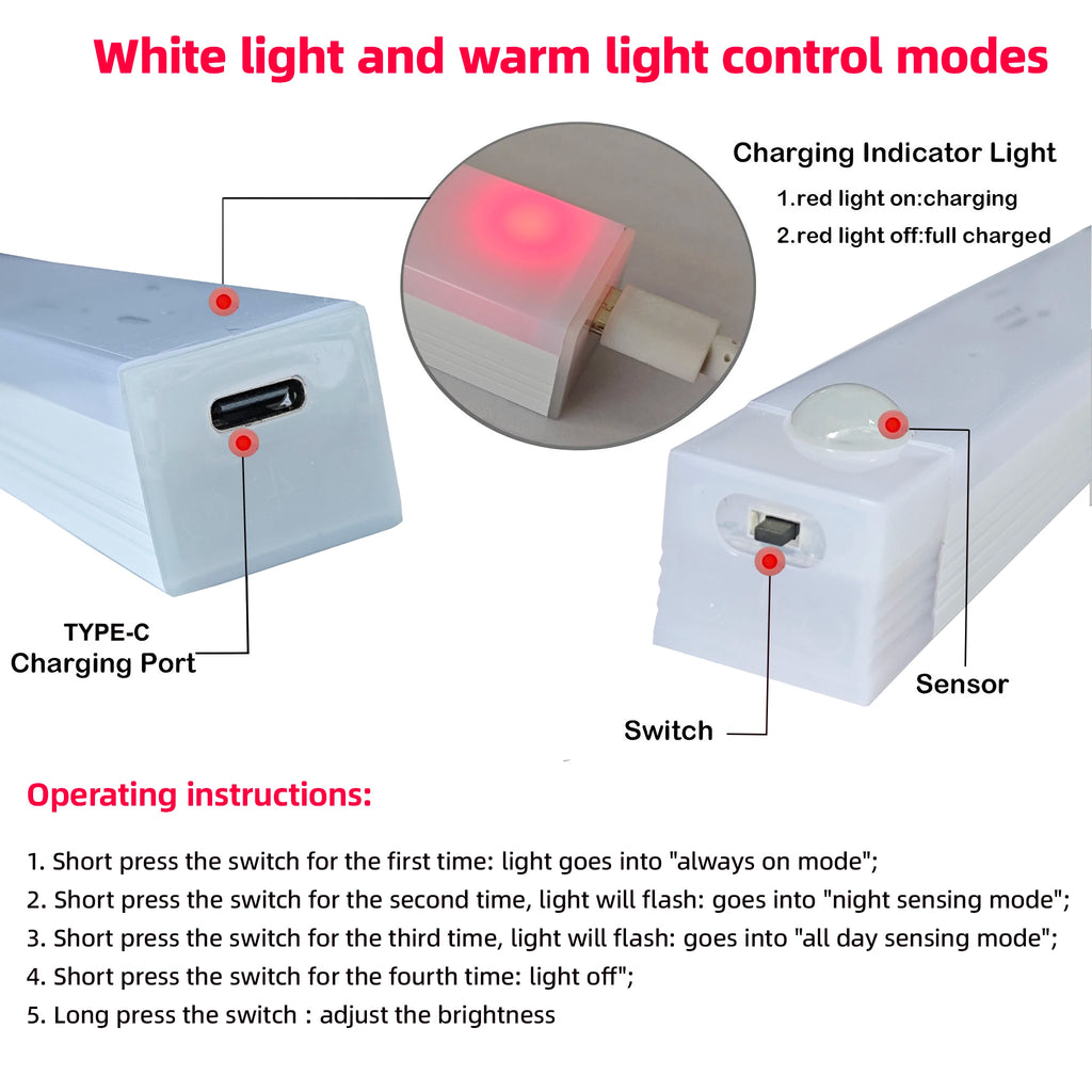 Wireless Rechargeable LED Night Lights Motion Sensor – CasaFutura